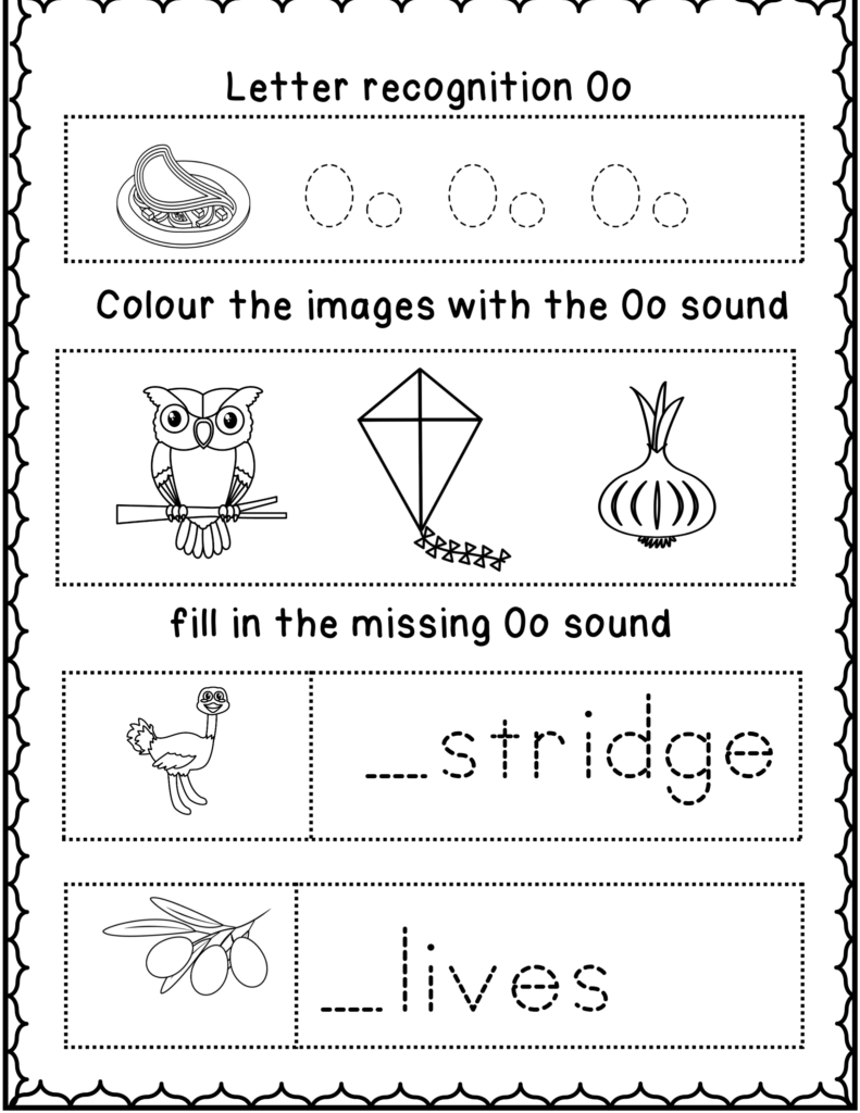 Beginning O sound work pack ( alphabet) | Made By Teachers