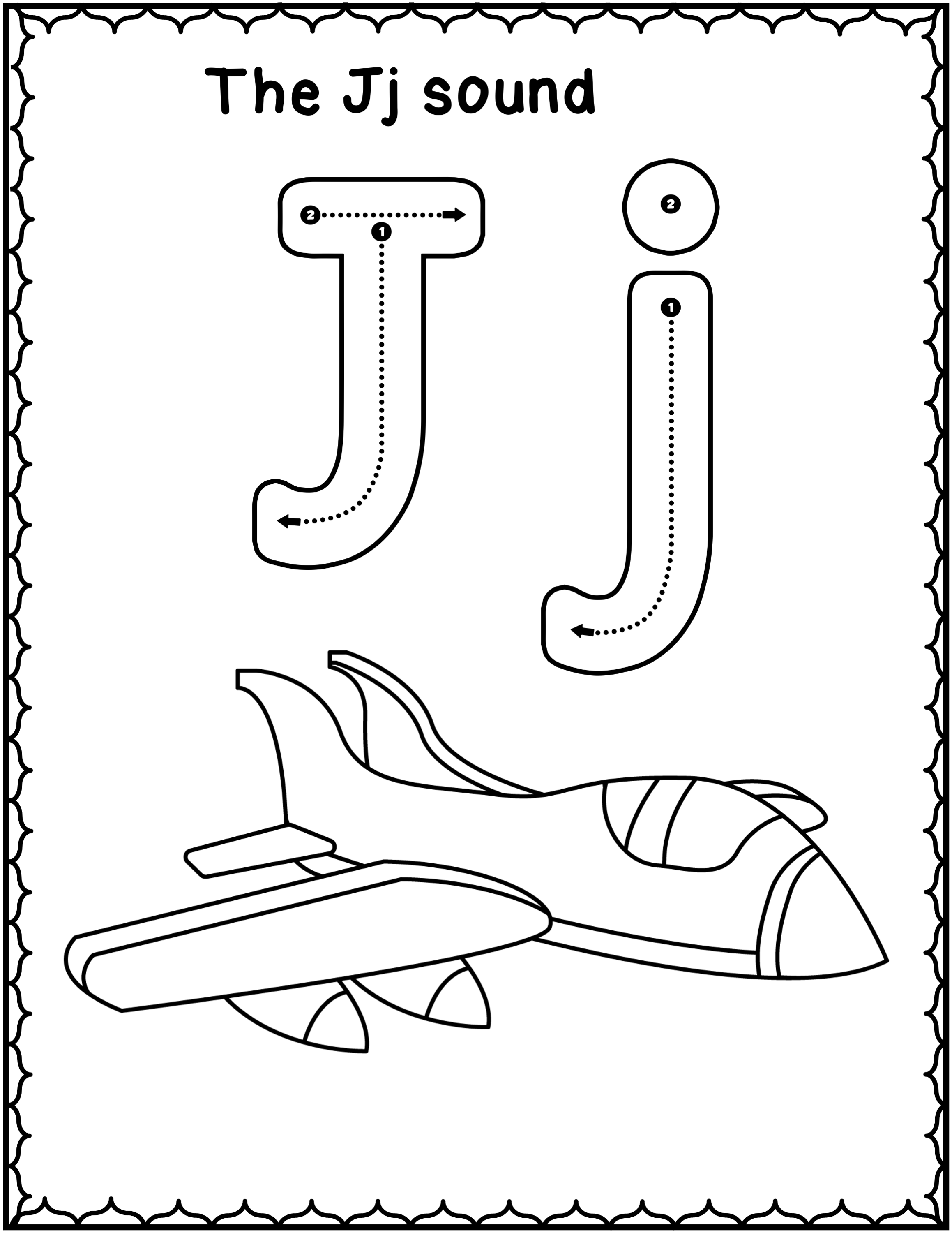 J beginning sound Alphabet work pack | Made By Teachers