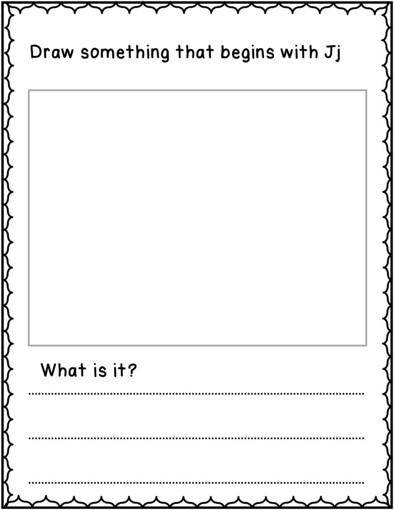 J beginning sound Alphabet work pack | Made By Teachers