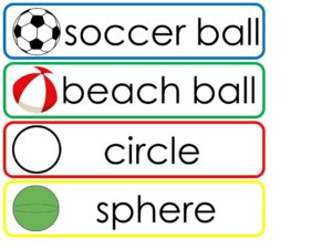 Balls Word Wall Weekly Daycare Class Accessory. - Made By Teachers