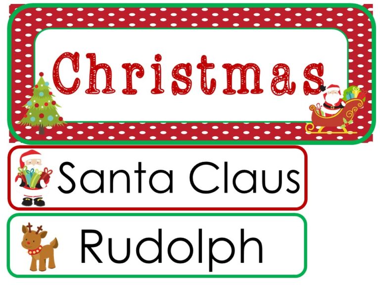 Christmas Word Wall Weekly Classroom Accessory - Made By Teachers