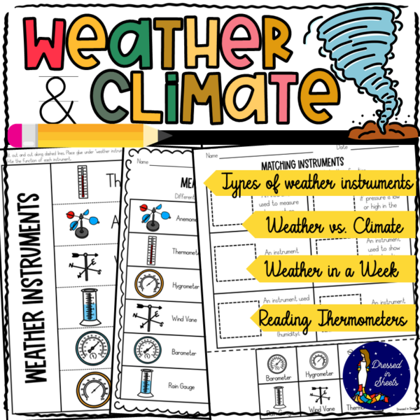 Weather and Climate Digital & Print BUNDLE | Made By Teachers