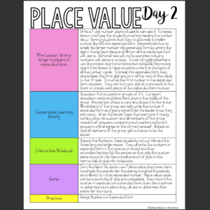 4th Grade Place Value Math Unit - Made By Teachers