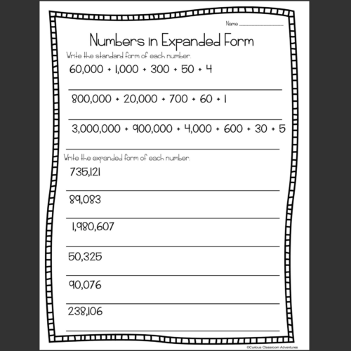 4th Grade Place Value Math Unit - Made By Teachers
