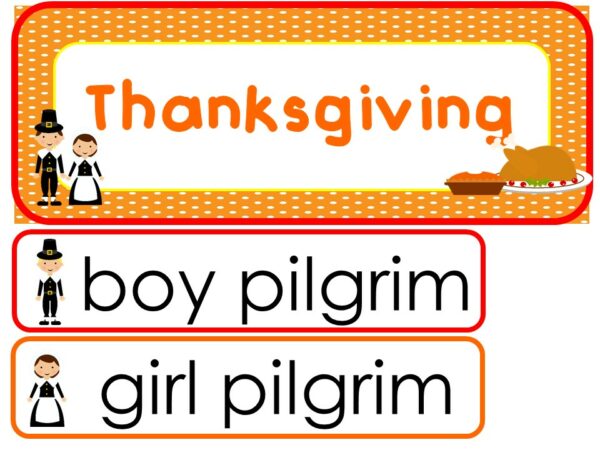 Thanksgiving Classroom Word Wall Bulletin Board | Made By Teachers