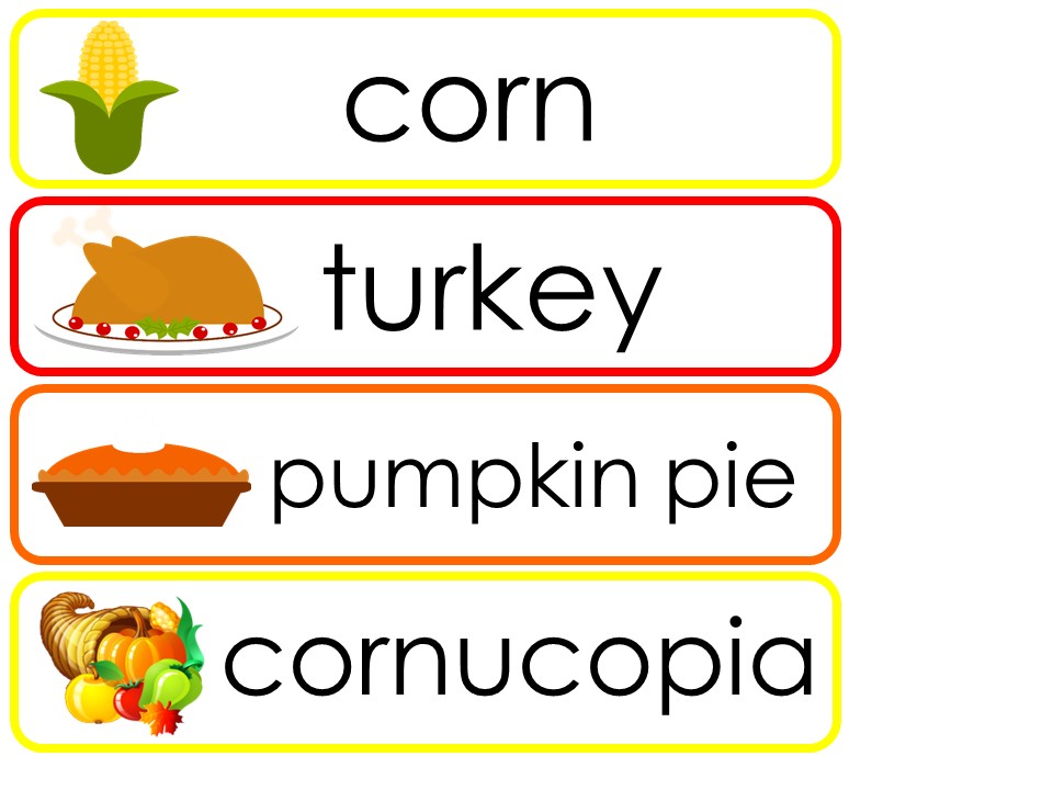 Thanksgiving Classroom Word Wall Bulletin Board | Made By Teachers