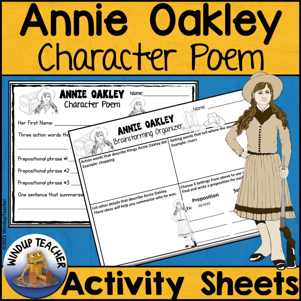 Annie Oakley Character Poem | Made By Teachers