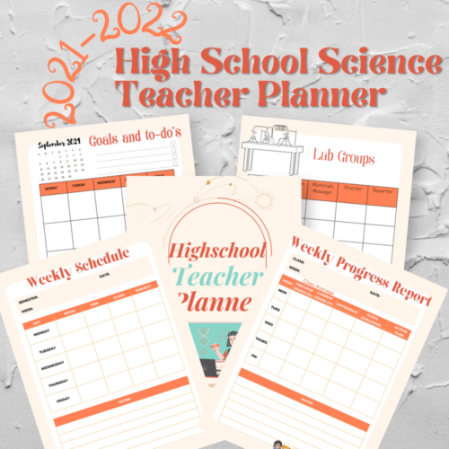 Science Doodle Weekly Planner | Made By Teachers