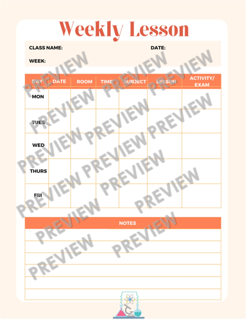 High School Science Teacher Planner | Made By Teachers