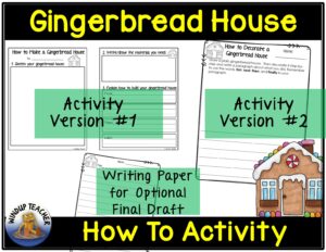 Gingerbread House How To Writing Activity - Made By Teachers