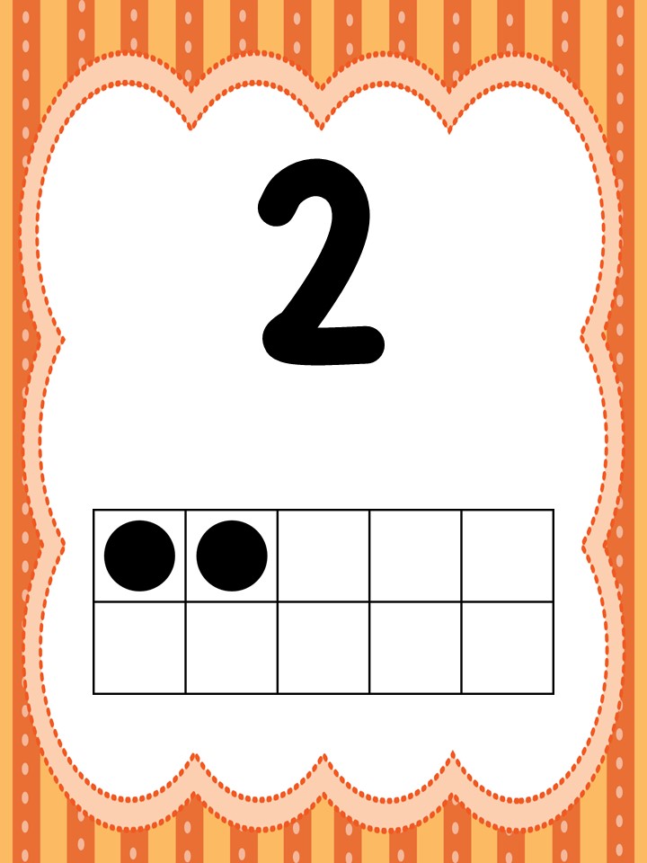 10 Ten Frame 1-10 Posters Anchor Charts. - Made By Teachers