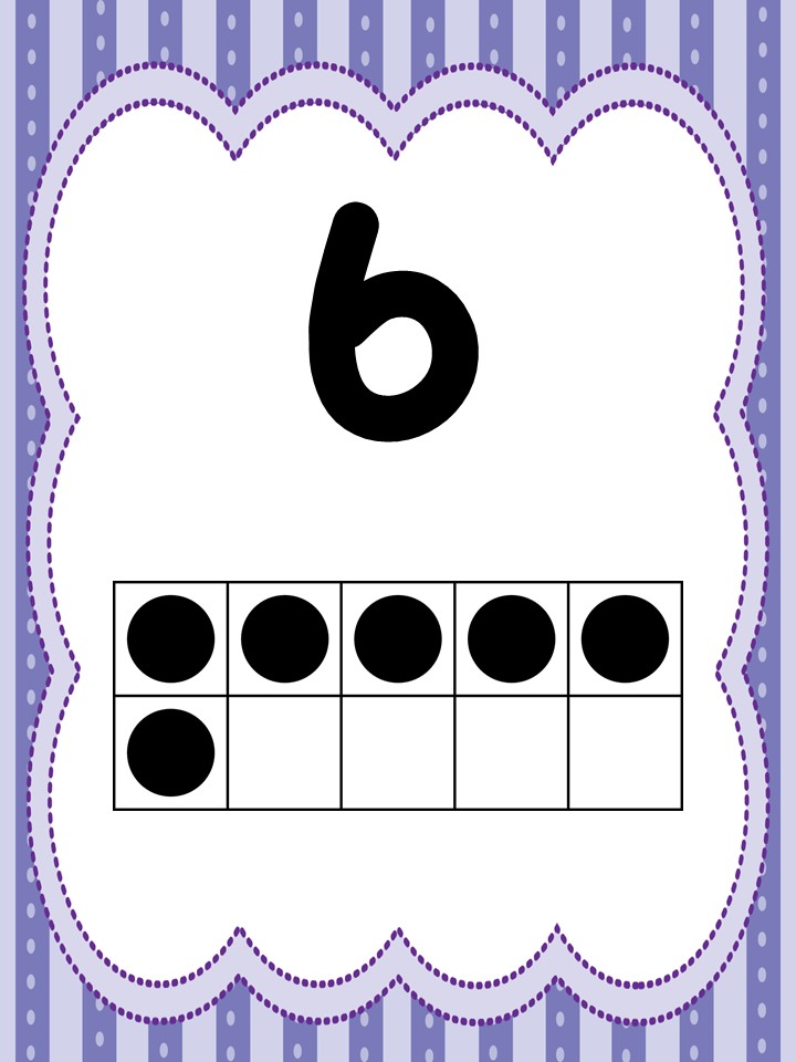 10 Ten Frame 1-10 Posters Anchor Charts. - Made By Teachers