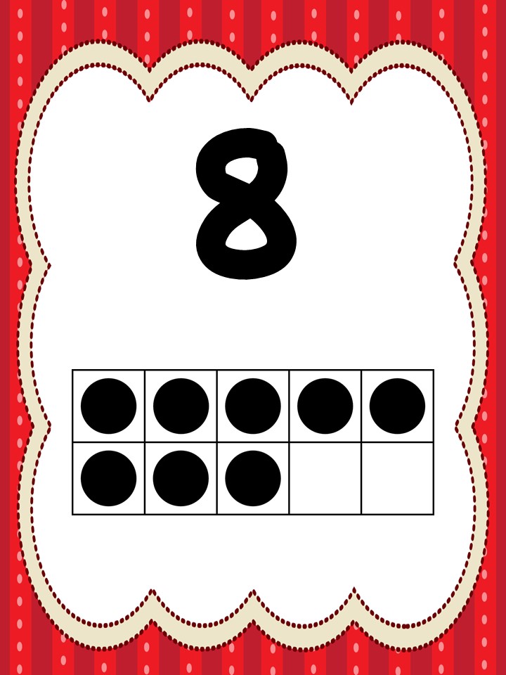 10 Ten Frame 1-10 Posters Anchor Charts. - Made By Teachers