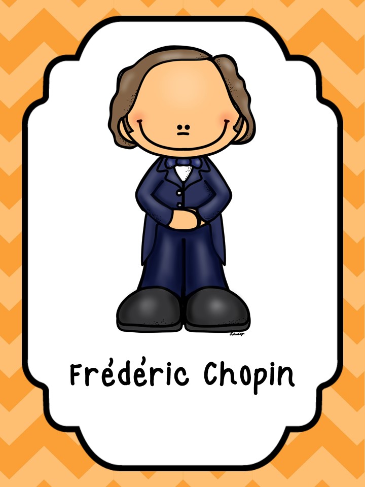 12 Printable 8.5 x 11 Composers Colored Posters. - Made By Teachers