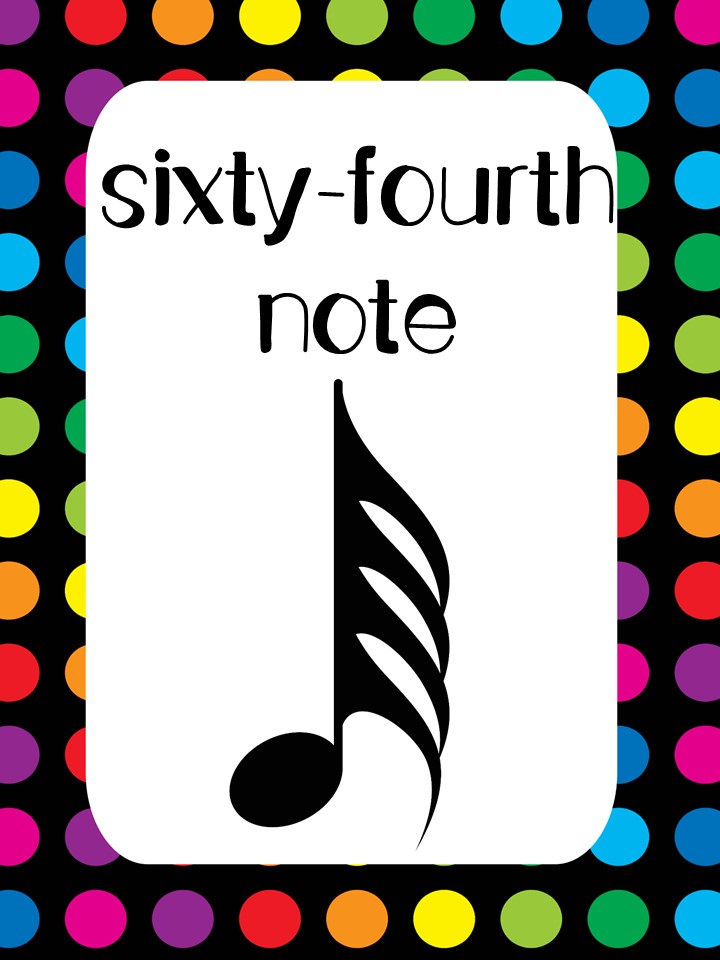 8 Music Notes Class Posters Anchor Charts. | Made By Teachers