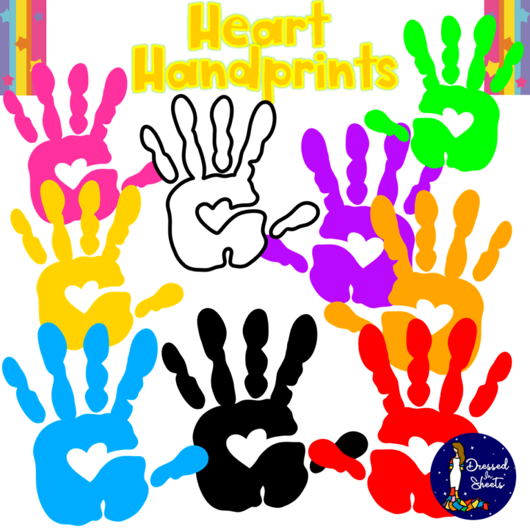 Heart Handprints - Made By Teachers