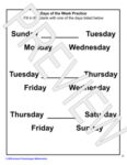 Days of the Week and Months of the Year Practice - Made By Teachers