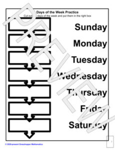 Days of the Week and Months of the Year Practice - Made By Teachers