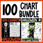 Halloween 100S Charts Worksheets Bundle | Made By Teachers