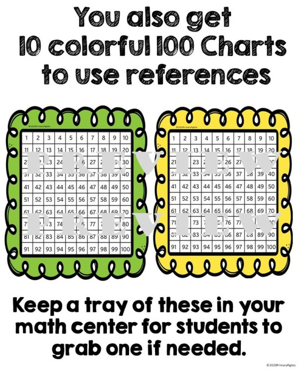 Halloween 100S Charts Worksheets Bundle | Made By Teachers
