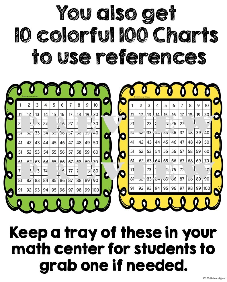 Halloween 100S Charts Worksheets Bundle | Made By Teachers