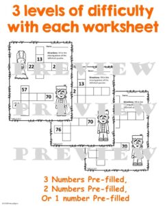 Halloween 100S Charts Worksheets Bundle | Made By Teachers