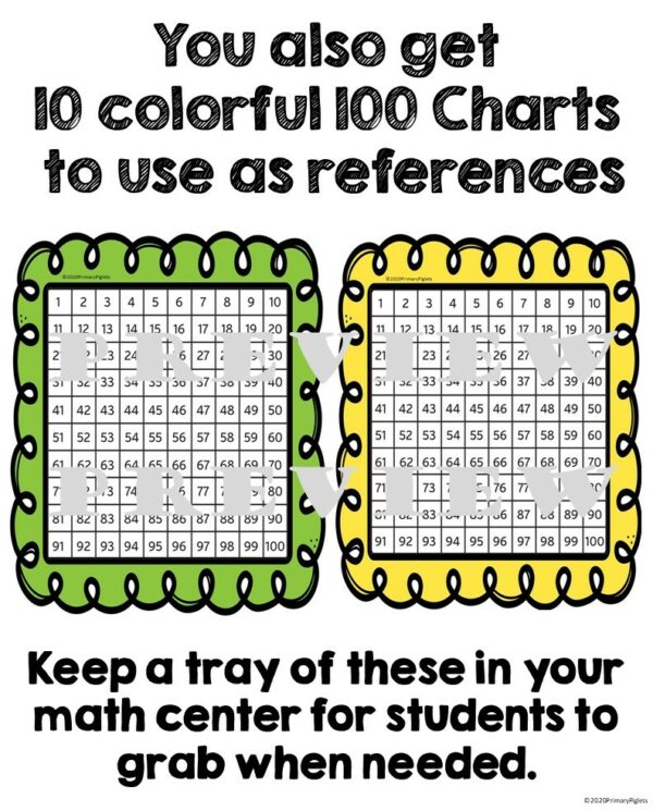 Halloween 100S Charts Worksheets Bundle | Made By Teachers