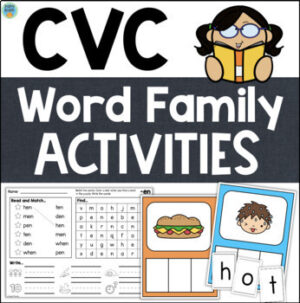 CVC Word Families Worksheets & Activities Vowels - Made By Teachers