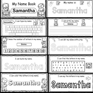 Editable Name Practice Book - Name Activities | Made By Teachers