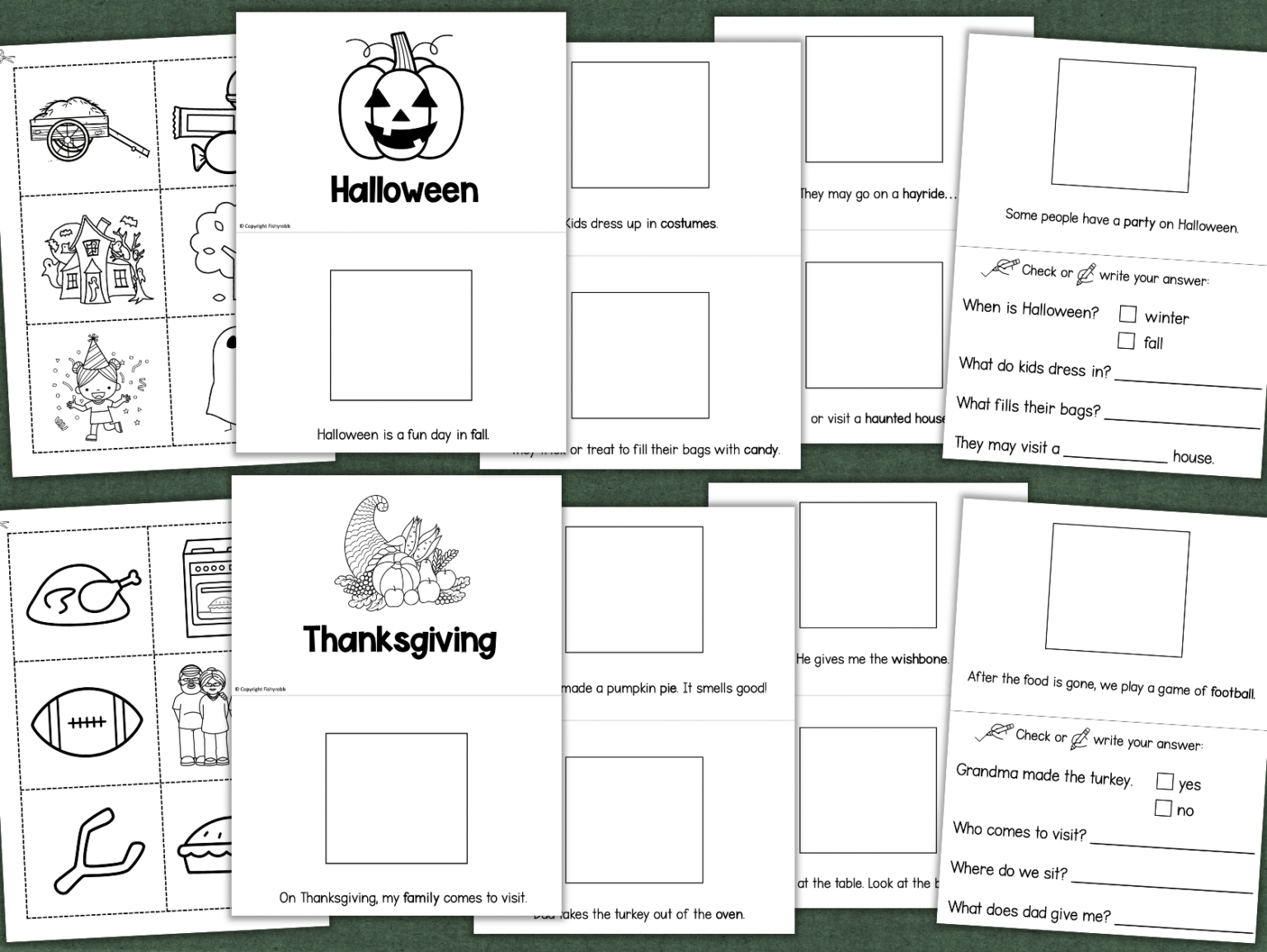 FALL Decodable Readers Vocabulary & Comprehension | Made By Teachers