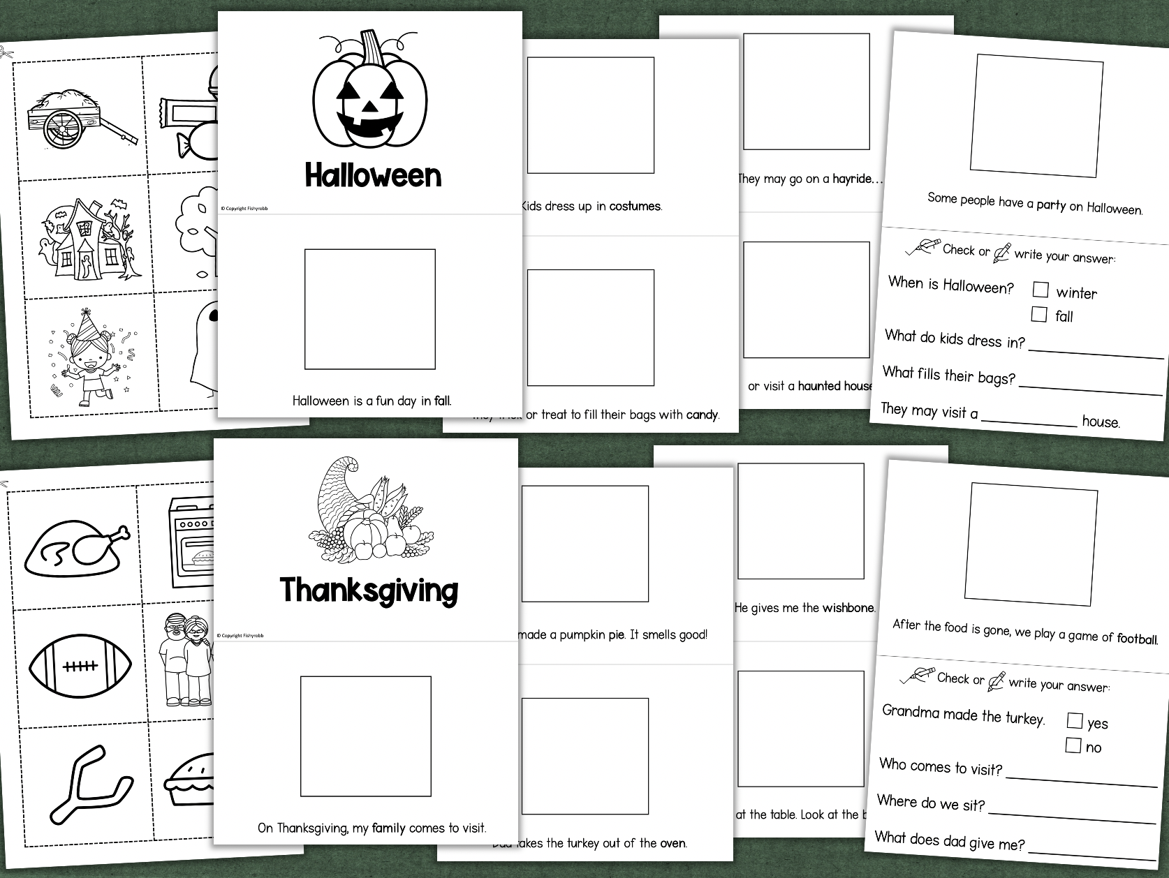 FALL Decodable Readers Vocabulary & Comprehension | Made By Teachers