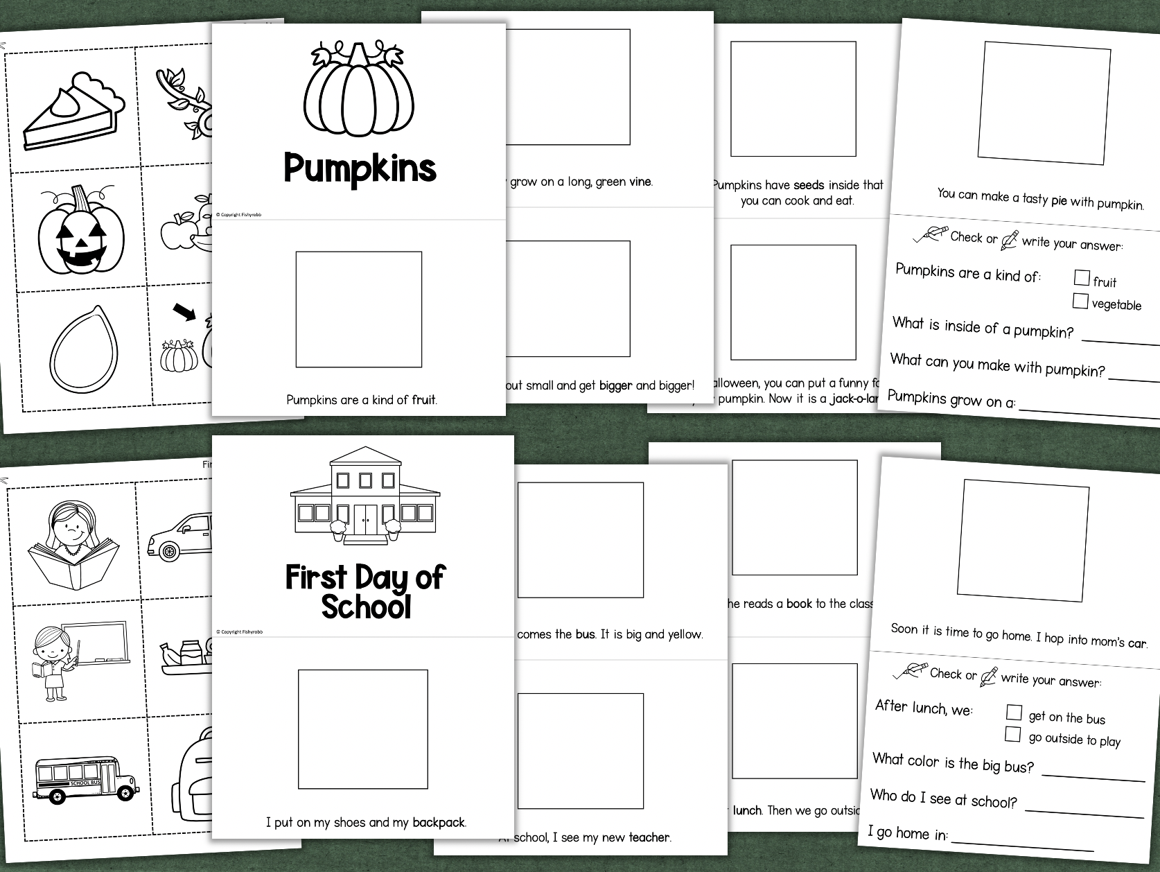 FALL Decodable Readers Vocabulary & Comprehension | Made By Teachers