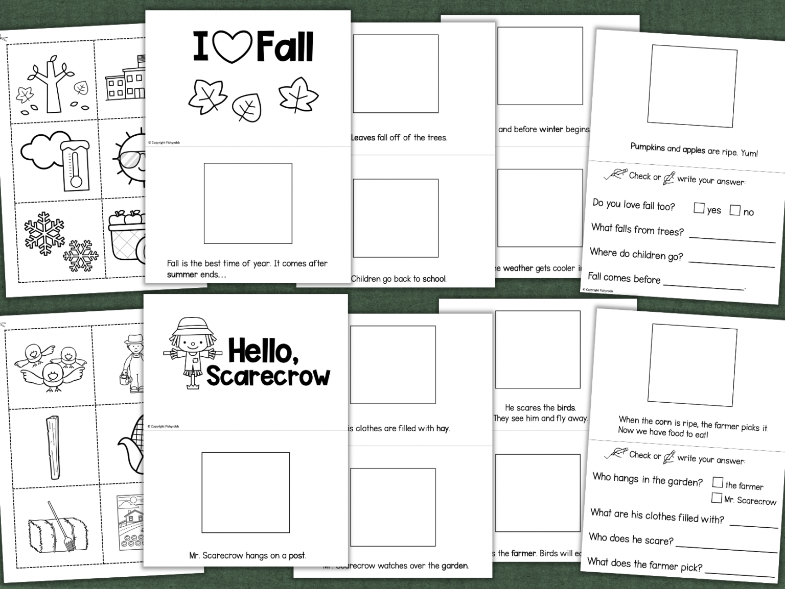 FALL Decodable Readers Vocabulary & Comprehension | Made By Teachers