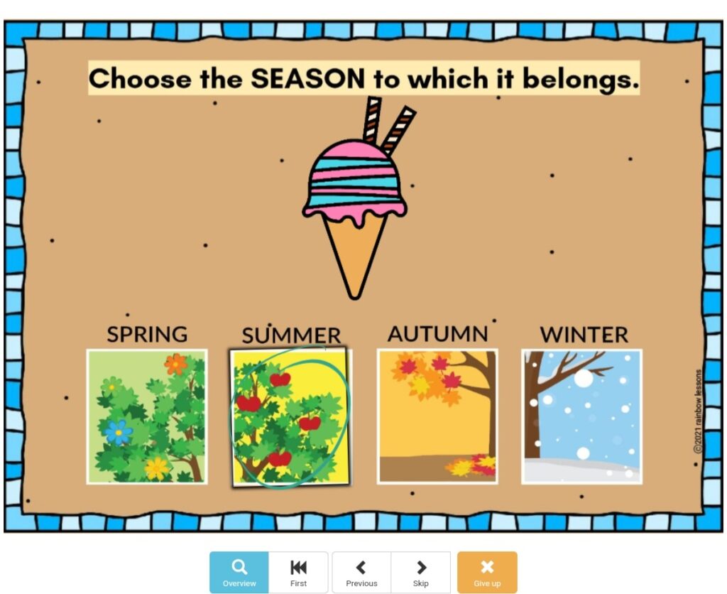 Four Seasons Activities | 4 Seasons Boom Cards | Made By Teachers
