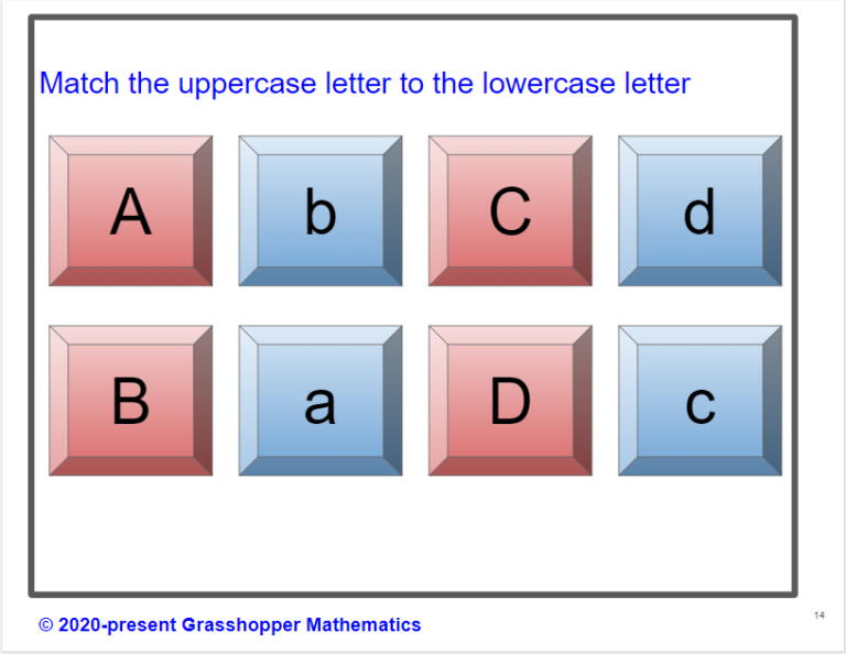 Letter Matching Uppercase and Lowercase | Made By Teachers