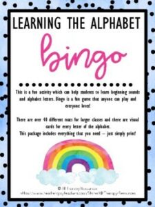 Alphabet Beginning Sounds Bingo Activity | Made By Teachers