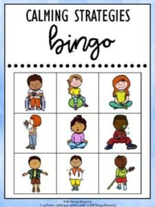 Calming and Coping Strategies Bingo Activity - Made By Teachers