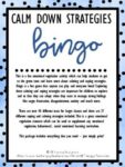 Calming and Coping Strategies Bingo Activity - Made By Teachers