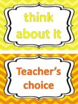 7 Chevron Classroom Behavior Clip Chart Cards. - Made By Teachers