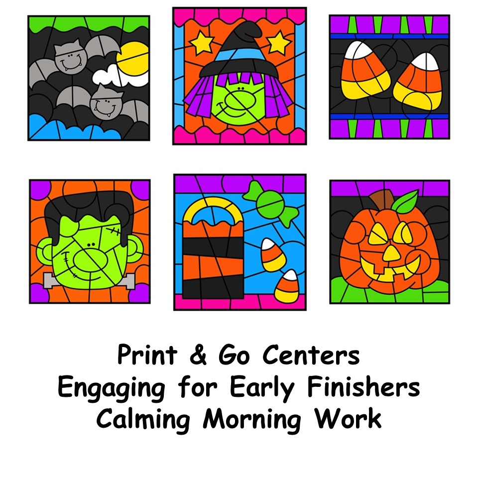 Halloween Color by Sight Words K-2 - Made By Teachers