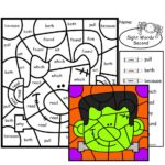 Halloween Color by Sight Words K-2 - Made By Teachers