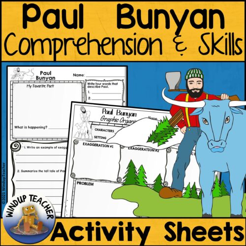 Paul Bunyan Activity Sheets | Print and Go! | Made By Teachers