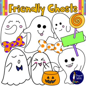 Friendly Ghosts Clips - Made By Teachers