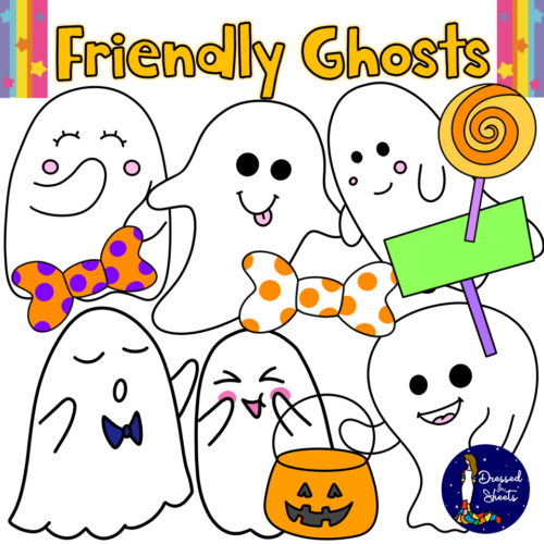 Friendly Ghosts Clips - Made By Teachers