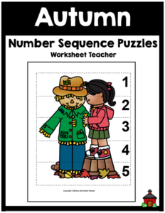 5 Autumn Number Sequence Puzzles - Made By Teachers