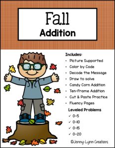 Fall Addition Worksheets | Made By Teachers