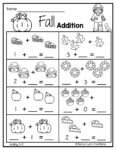 Fall Addition Worksheets - Made By Teachers