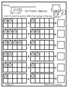 Fall Addition Worksheets | Made By Teachers