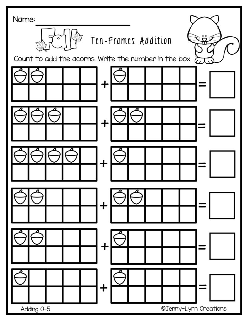 Fall Addition Worksheets | Made By Teachers