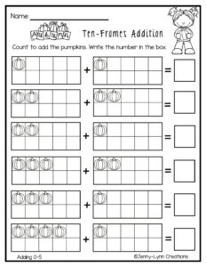 Fall Addition Worksheets | Made By Teachers